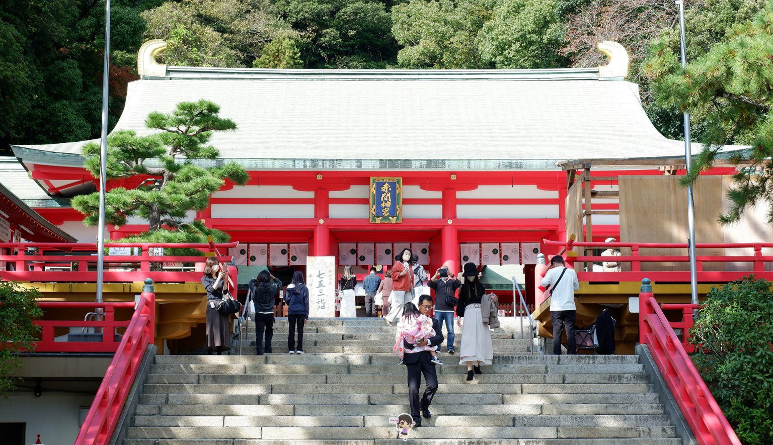 Akama Shrine : ทำบุญ ศาลเจ้าอาคาม่า เมืองชิโมโนะเซกิ จังหวัดยามากุจิ ...