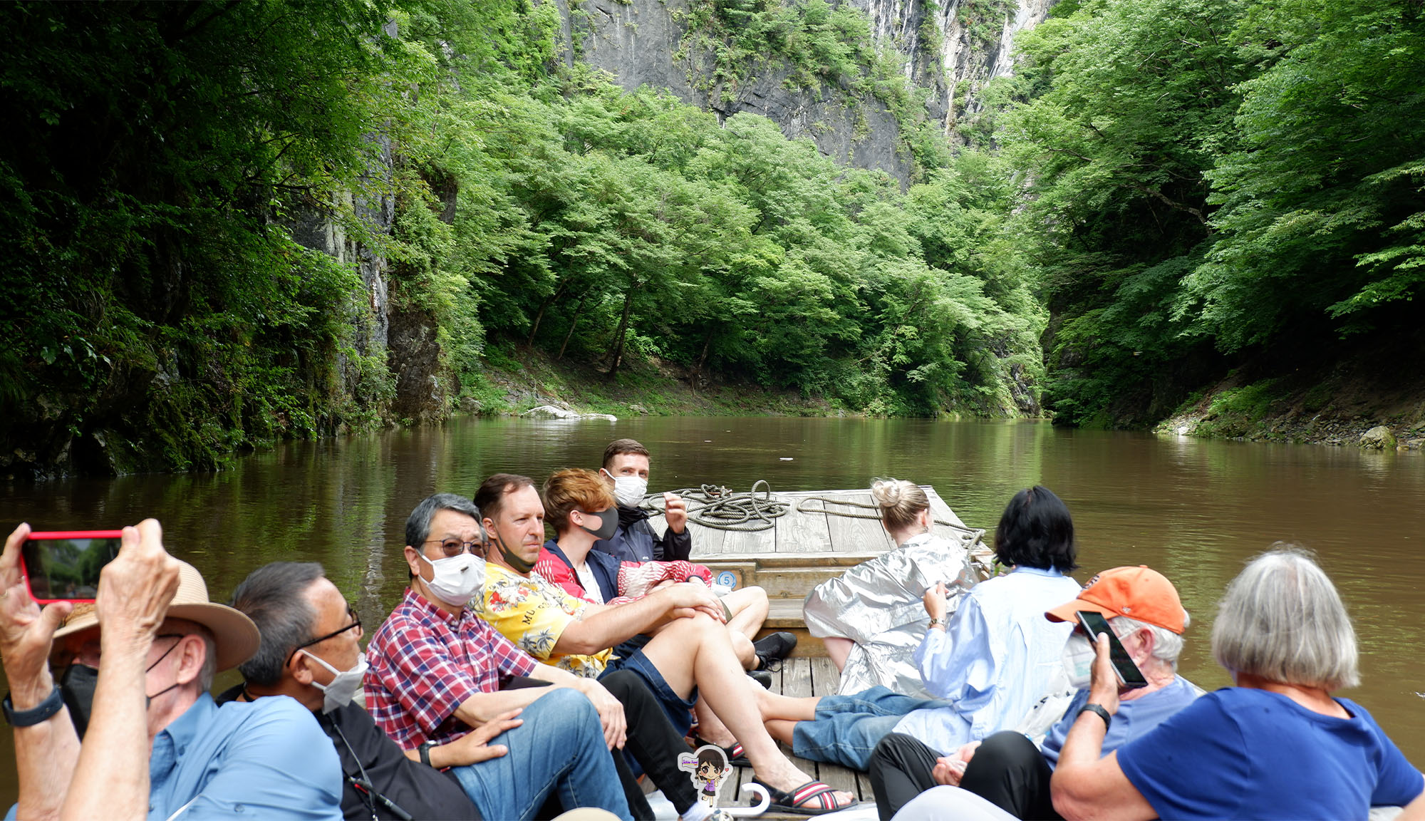 Geibikei Gorge : Iwate ล่องเรือแม่น้ำหุบเขาเกบิเค ฟังเพลงพื้นบ้าน สะกิด ...