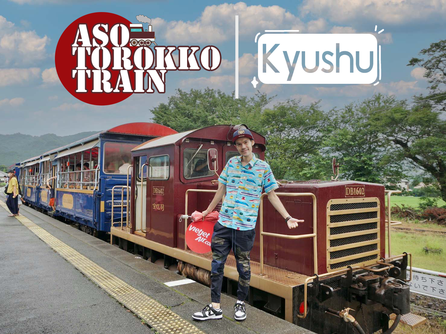 aso torokko train : นั่งรถไฟชม ภูเขาไฟอะโสะ แห่งคิวชู - Jubilee Travel